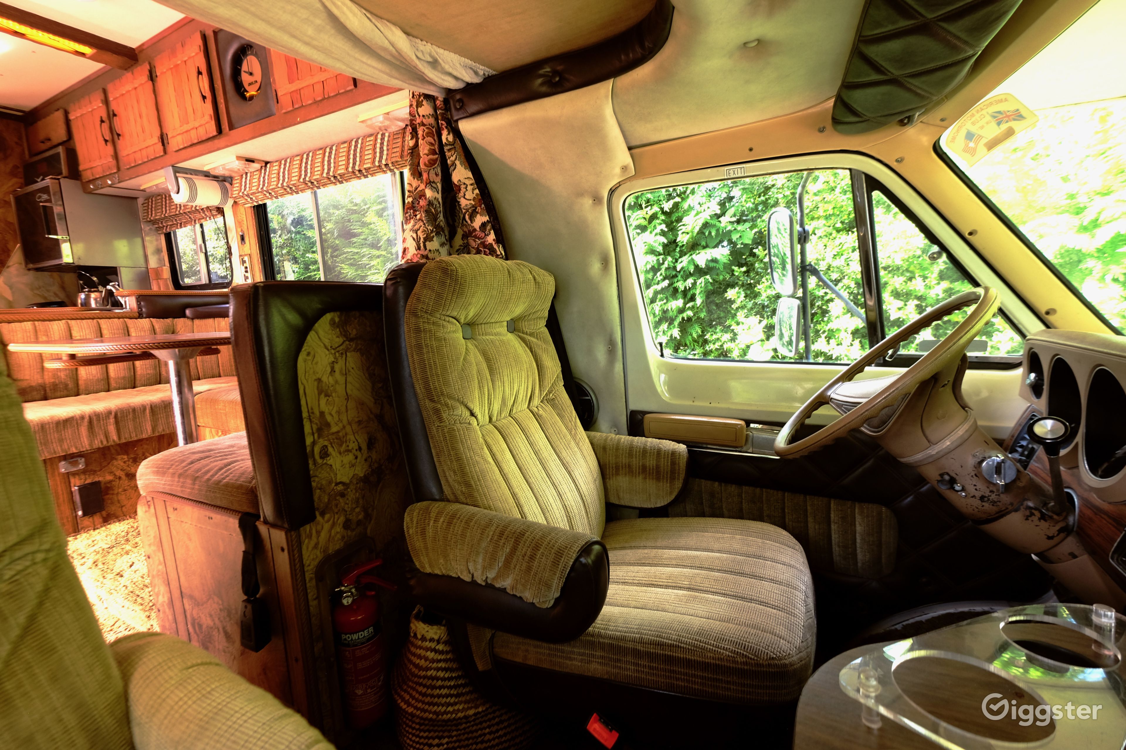 Iconic 80s Americana Motorhome | Rent this location on Giggster
