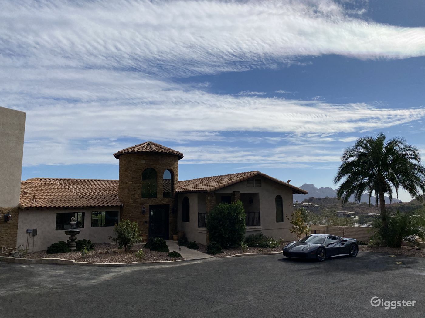 Castle in the hills overlooking Camelback Mountain | Rent this location ...
