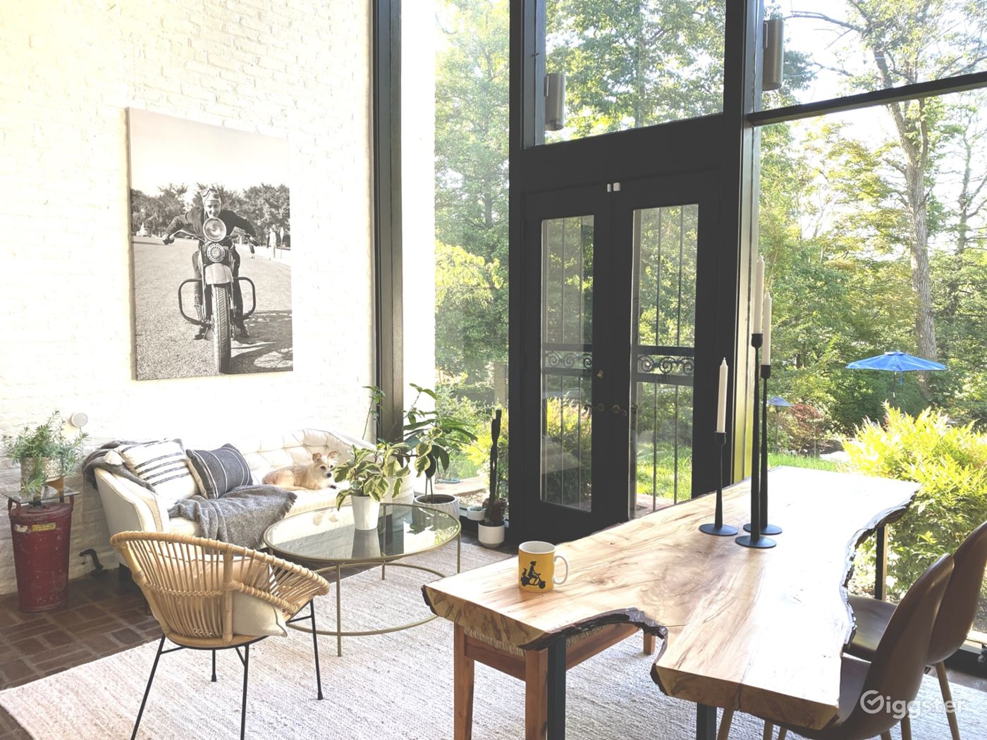 Two story south facing atrium with wall of glass | Rent this location ...