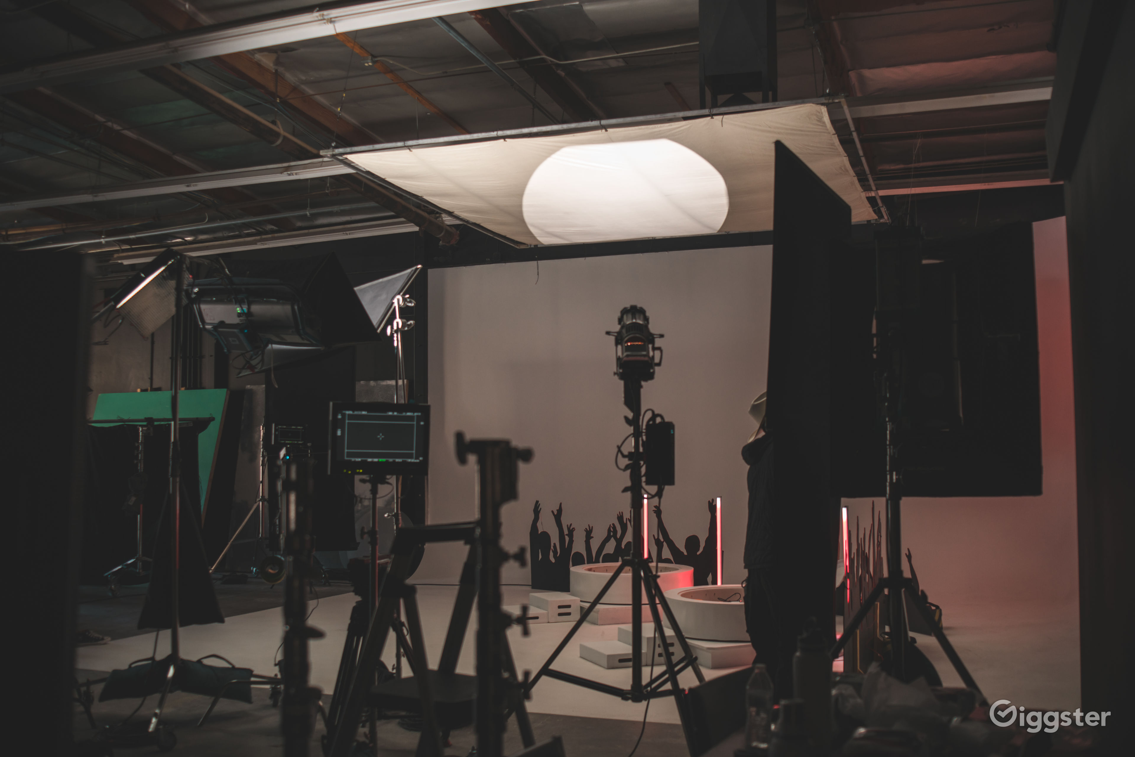 Film Studio w/ Cyclorama Wall, Brick Wall, & Props | Rent this location ...