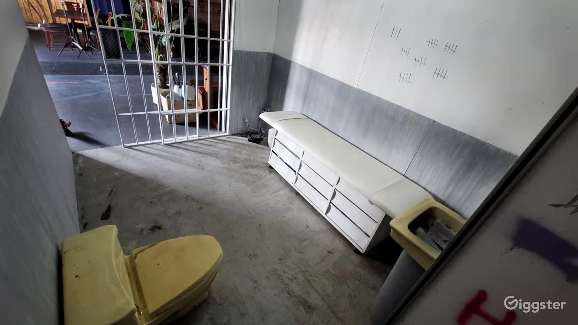Behind Bars: Jail Cell Set With Props | Rent this location on Giggster