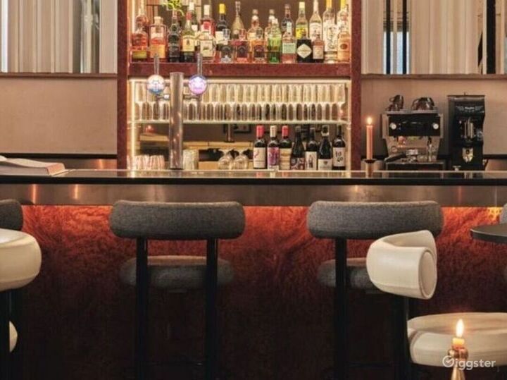 The Courtroom Bar with Cozy Set Up | Rent this location on Giggster