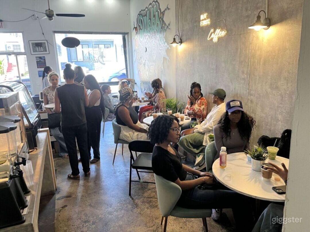 Urban coffee shop | Rent this location on Giggster