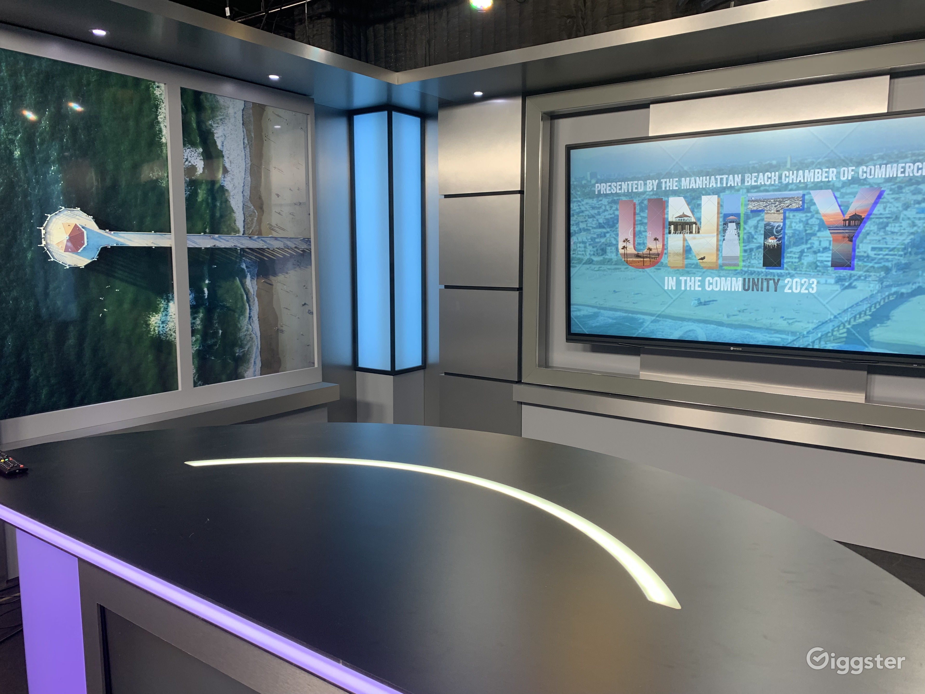 Soundstage - Broadcast Set - Photo Studio | Rent this location on Giggster