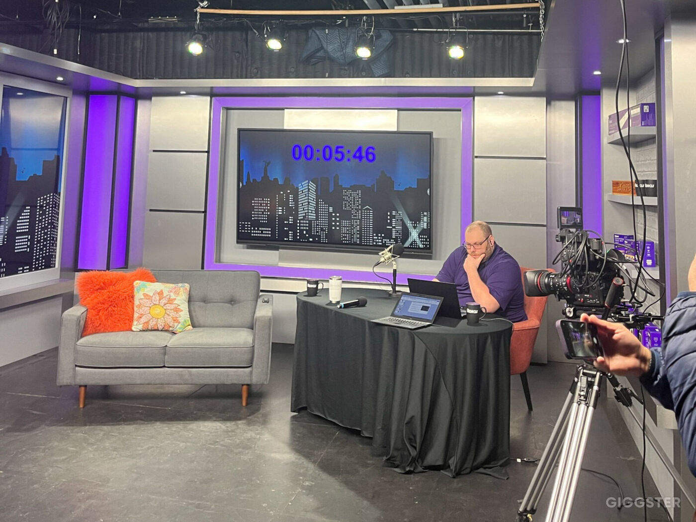 Soundstage - Broadcast Set - Photo Studio | Rent this location on Giggster