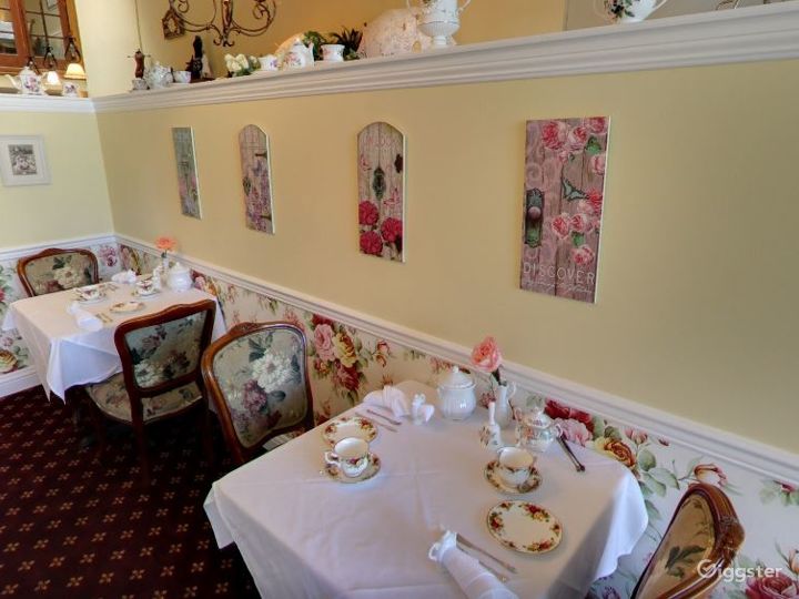 15 Person Private Tea Room Decorated in Victorian Style | Rent this ...