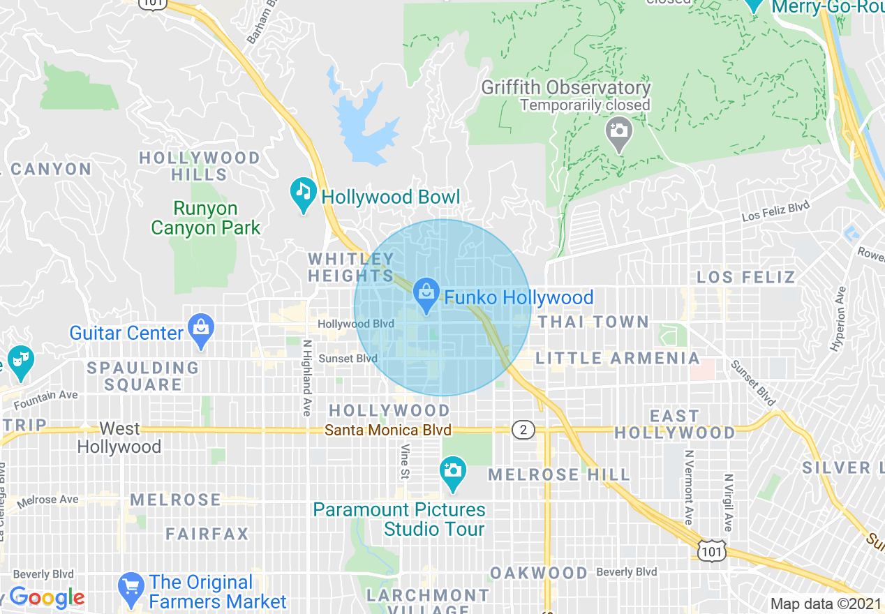 Pillared Event Hall - Hollywood | Rent this location on Giggster